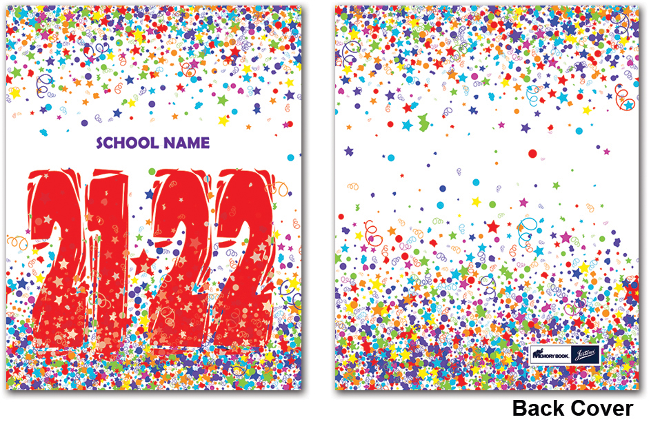 Confetti Yearbook Cover